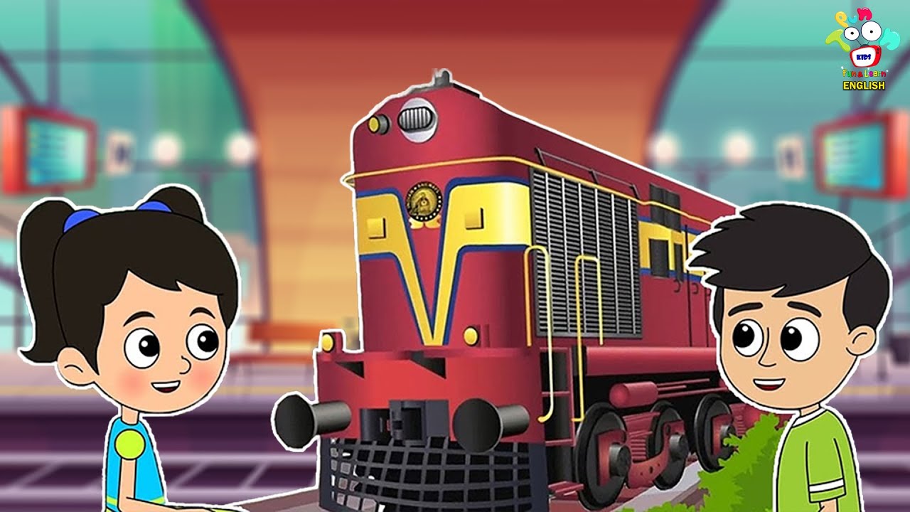 Gattu Chinki Enjoyed Their train journey | Nani's House | English Moral ...