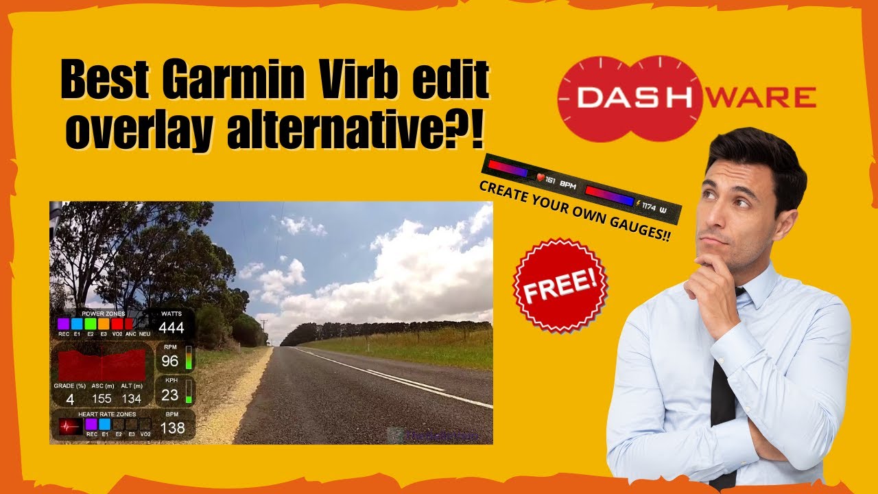The BEST alternative for Garmin Virb Edit 100% FREE (Create fantastic overlays with DASHWARE ...
