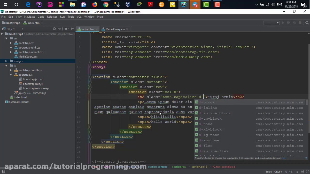 movie 22 -bootstrap4 - YouTube