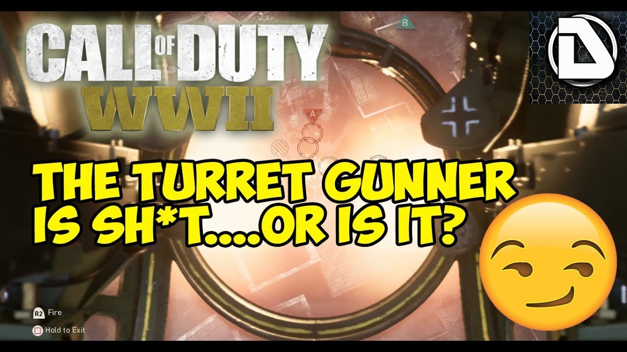 Call Of Duty World War 2 - Turret Gunner Best Killstreak - YouTube