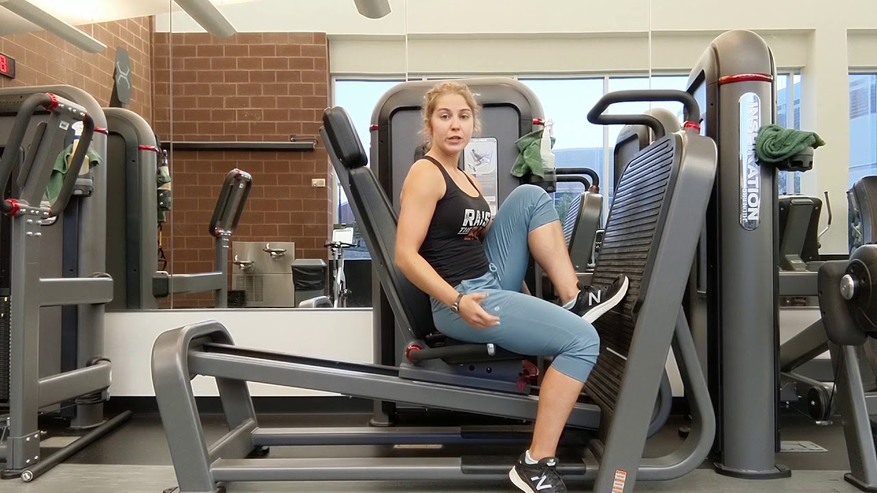 Leg Press 5 Repetition Submax Assessment - YouTube