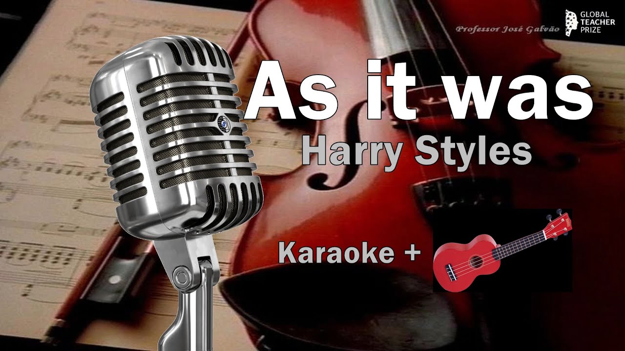 As it was Harry Styles Ukulele Chords and Karaoke Lyrics in C Major ...