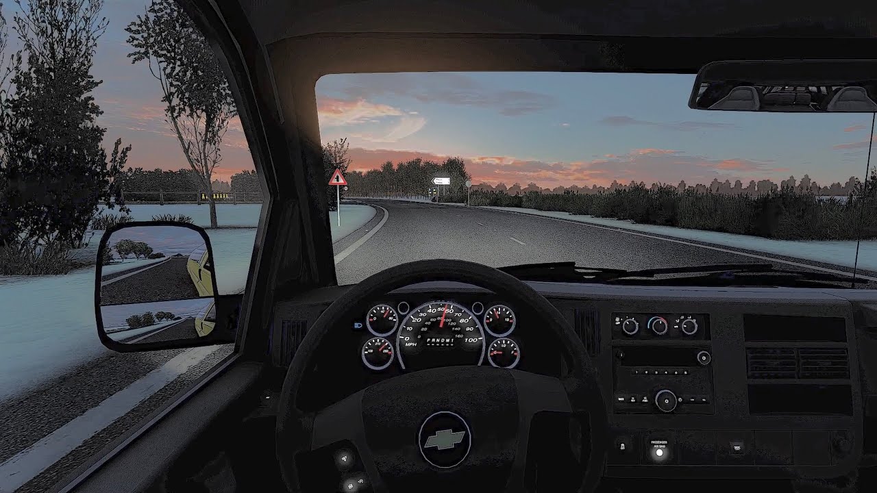 EARLY WINTER MORNING - DRIVING VAN IN LONDON IN ETS 2 GAMEPLAY ETS2 1. ...