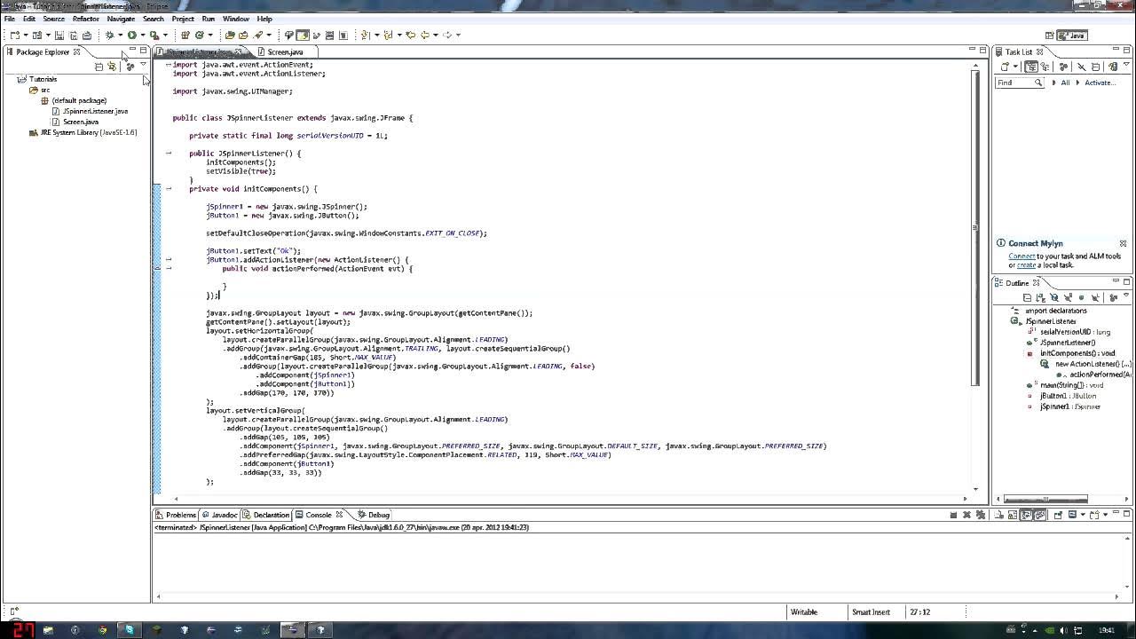 Java GUI Programming - Getting JSpinner Data - YouTube