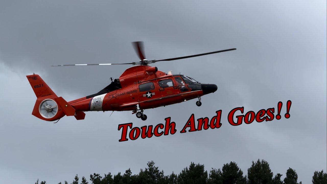 Helicopters Make Me Happy, Touch and Goes! - YouTube