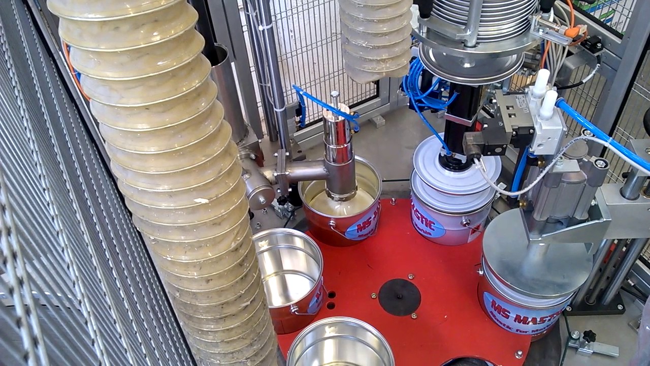 Putty/Mastics/Adhesives and glues automatic cans filling machine up to ...