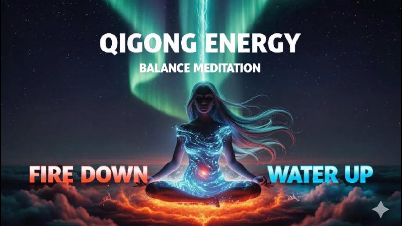 Fire Down Water Up Meditation | Chinese Qigong for Stress Relief ...