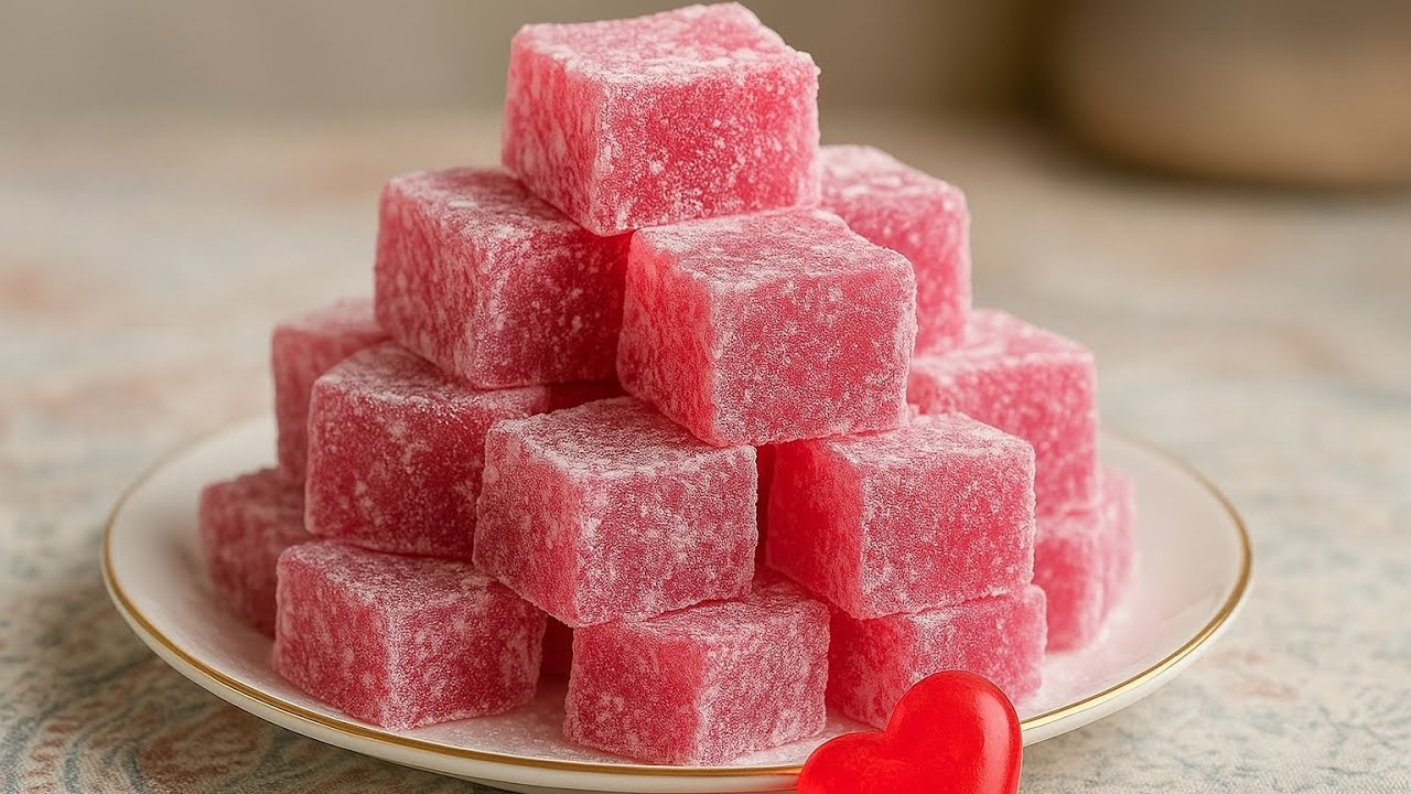 Easy Homemade Turkish Delight | Soft, Chewy & No-Fail Lokum Recipe🤎 ...