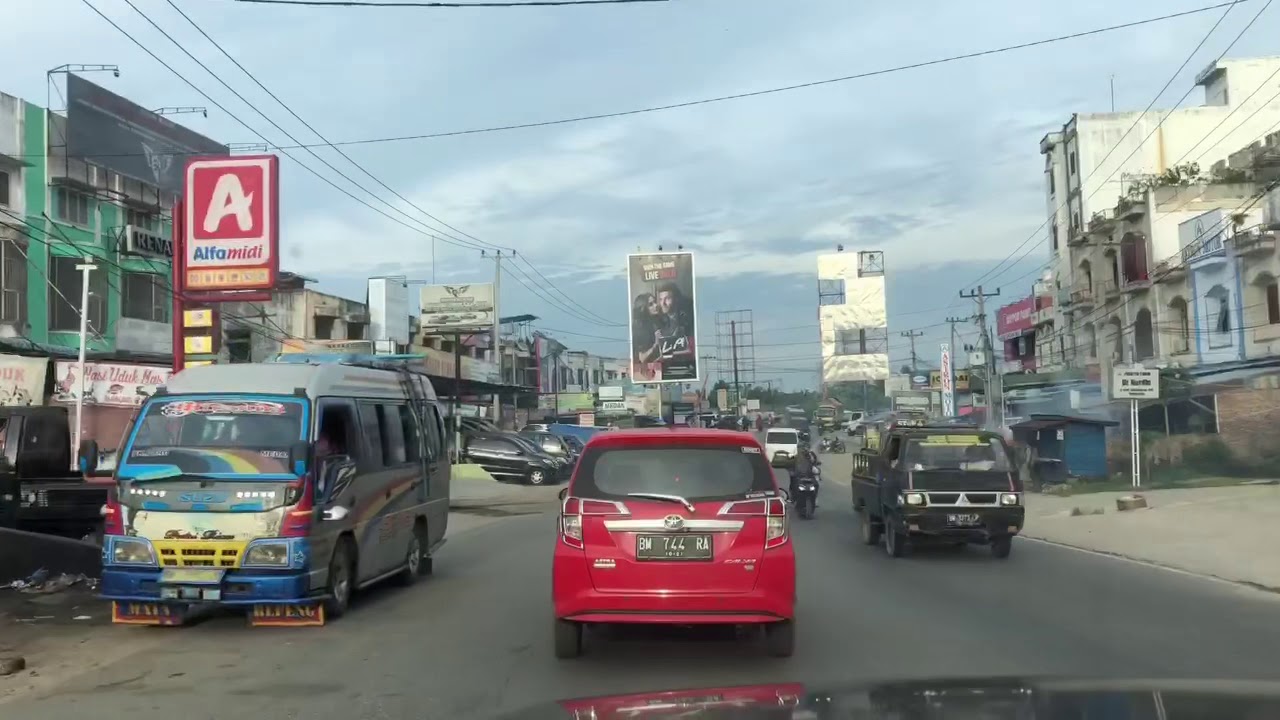 Kota Bagan Batu Kota Sawit Kota Perbatasan Riau Sumut - YouTube