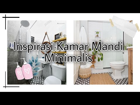Kamar Mandi Minimalis untuk Hunian Mungil 🛀