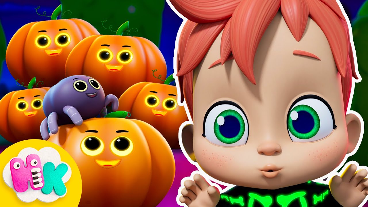 Cinq Petites Citrouilles 🎃😱 Comptine d'Halloween pour Enfants | HeyKids ...