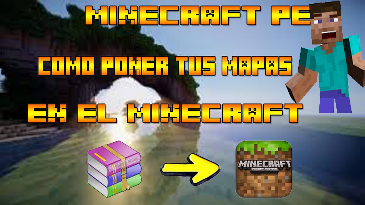 Como poner Mapas en Minecraft pe - YouTube