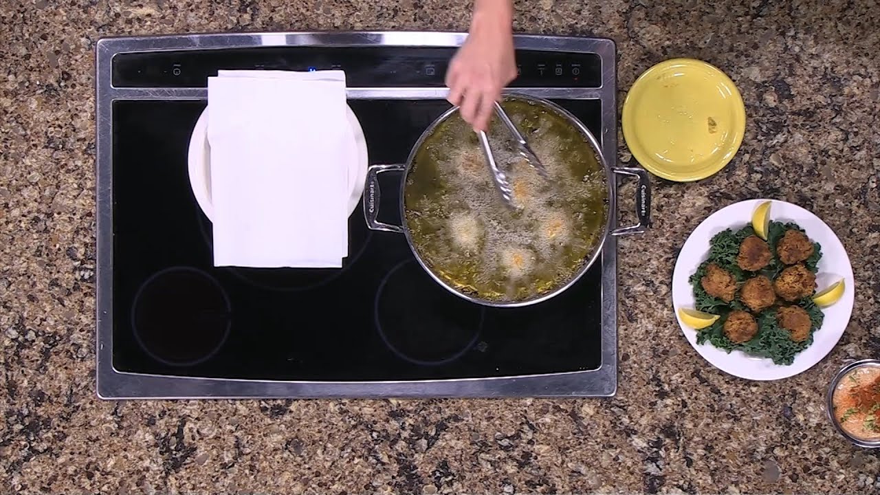 Chef Barry Reichart Shows Us How To Make Crawfish Hush Puppies - YouTube