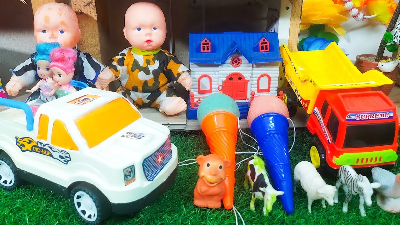 chinky chintu ki kahani part -101||barbie doll all day routine in ...