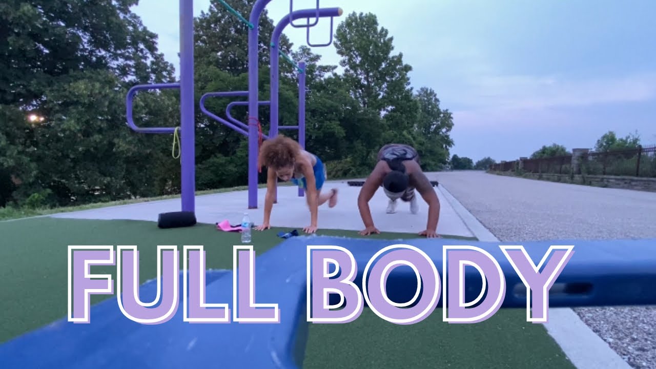 Full Body Park workout - *Using Bands* - YouTube