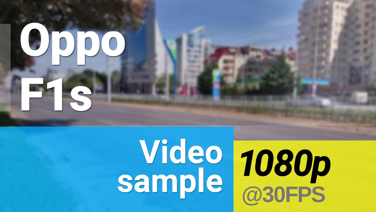 Oppo F1s 1080p video sample