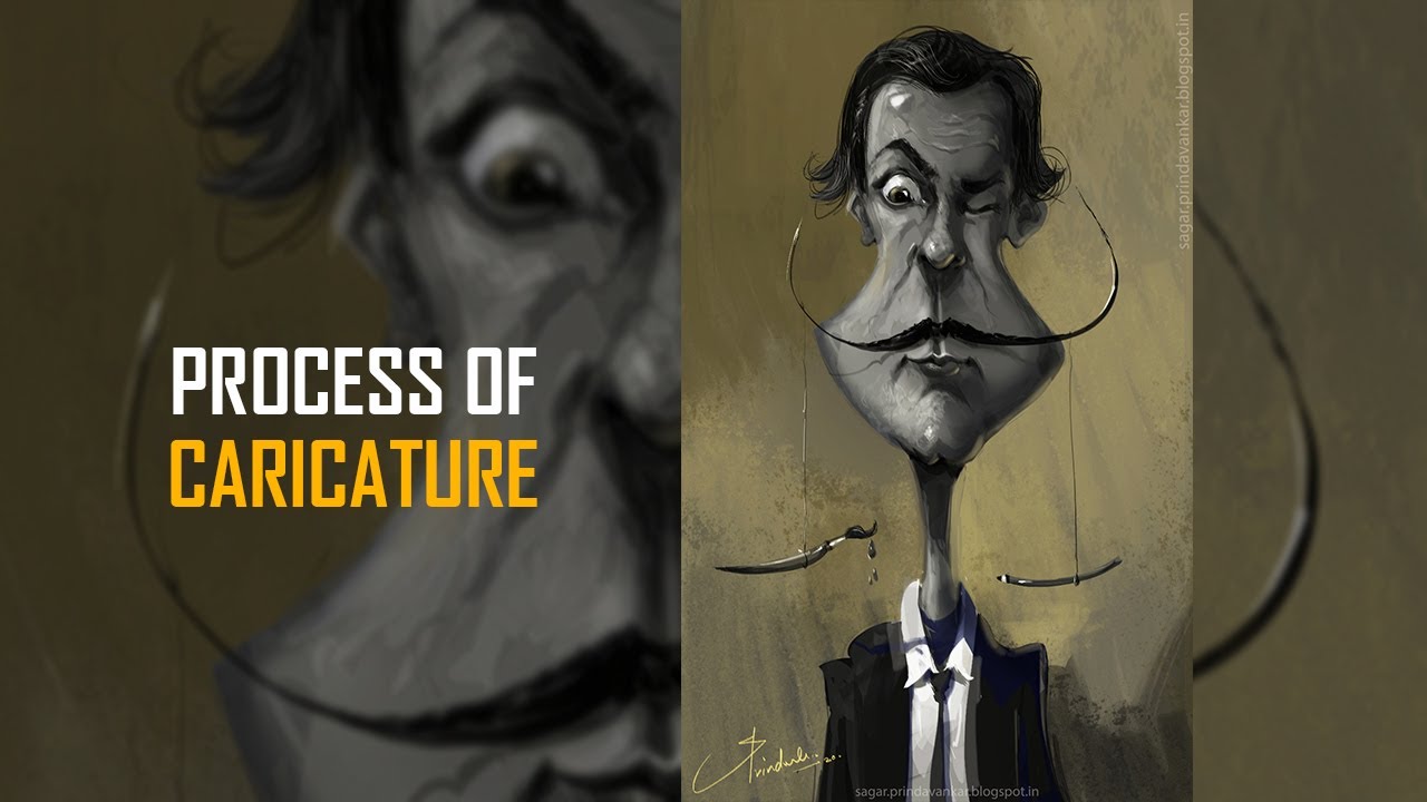 Process of Caricature - YouTube