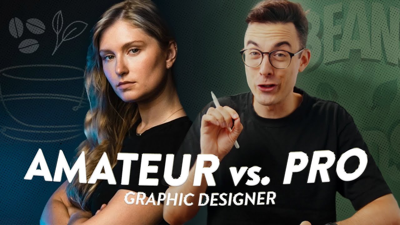 AMATEUR vs. PRO GRAPHIC DESIGNER: Logo Edition - YouTube