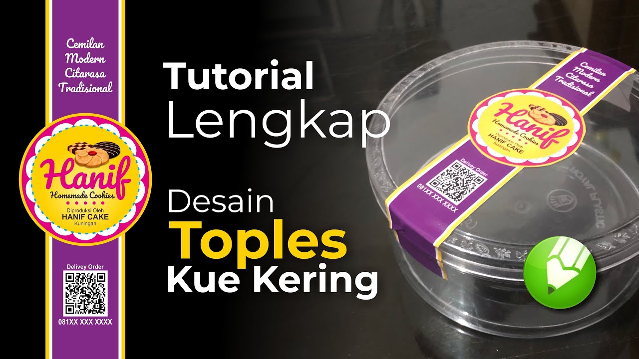Stiker Label Kemasan Kue Bawang Layanan Design Dan Ja