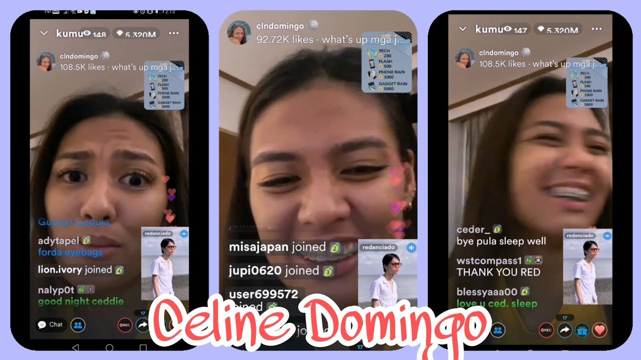 Celine Domingo Kumu Live Update||Status After GrandPrix😘Part 1 # ...
