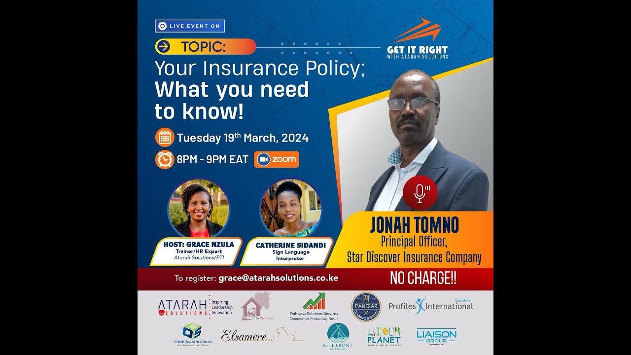 Your Insurance Policy: What you Need to Know by Jonah Tomno - YouTube