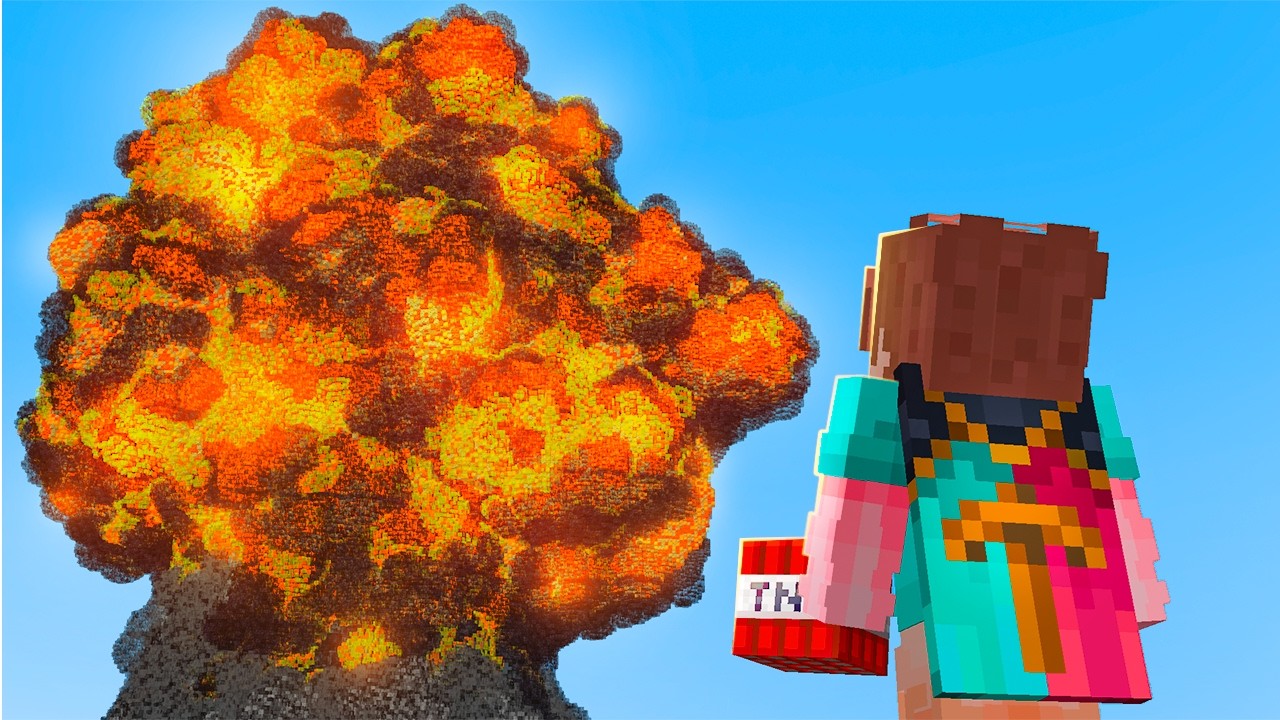 Hice una BOMBA ATÓMICA en Minecraft - YouTube