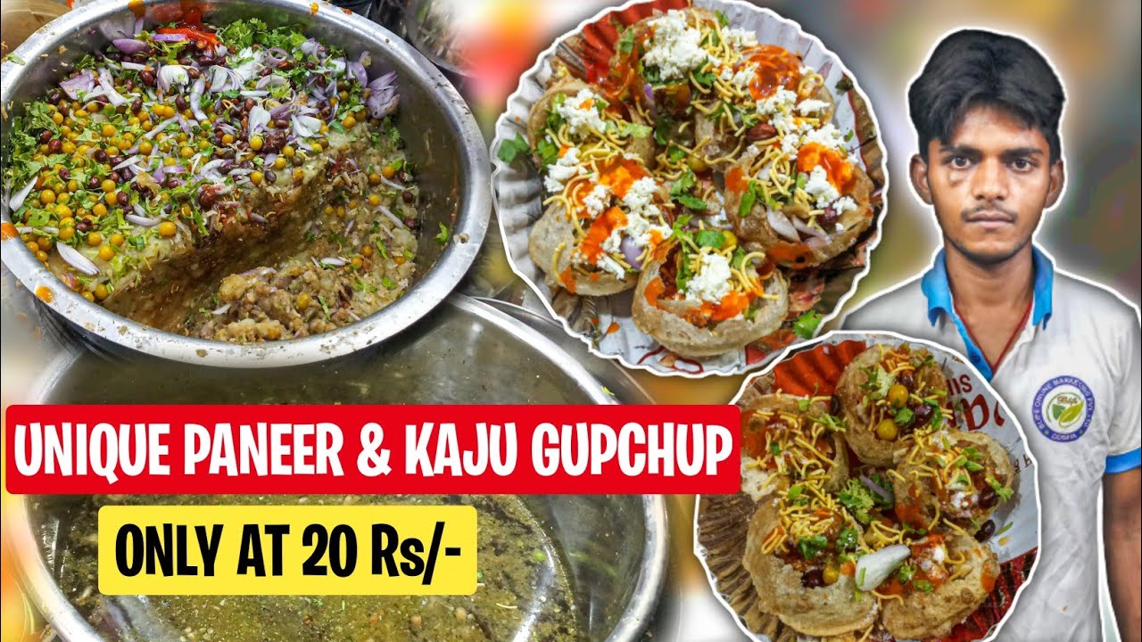 Hardworking Boy Selling Unique Paneer Gupchup & Kaju Gupchup at 20 Rs ...
