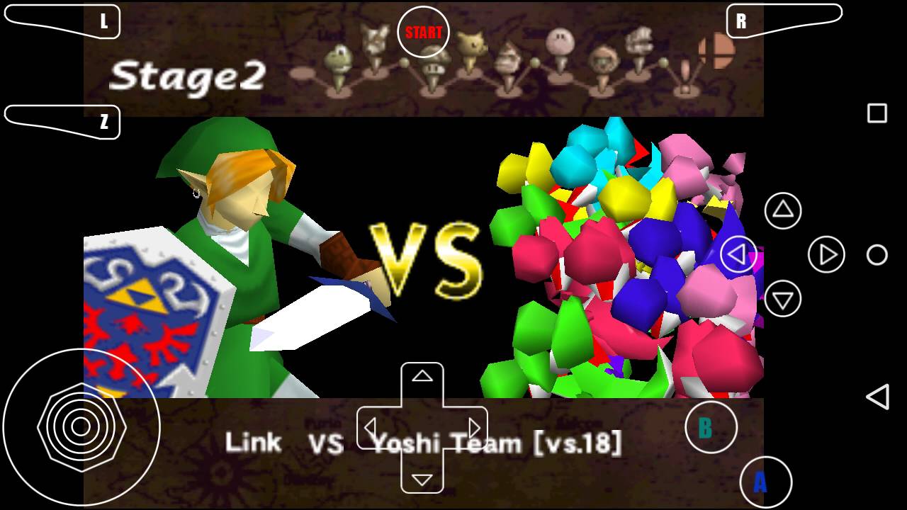 Super Smash bros nintendo 64 emolador - YouTube