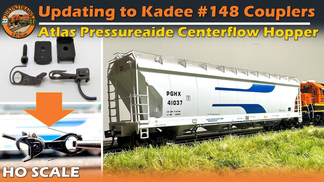 Coupler Upgrade: Kadee #148’s on Atlas Pressureaide Centerflow Hopper ...