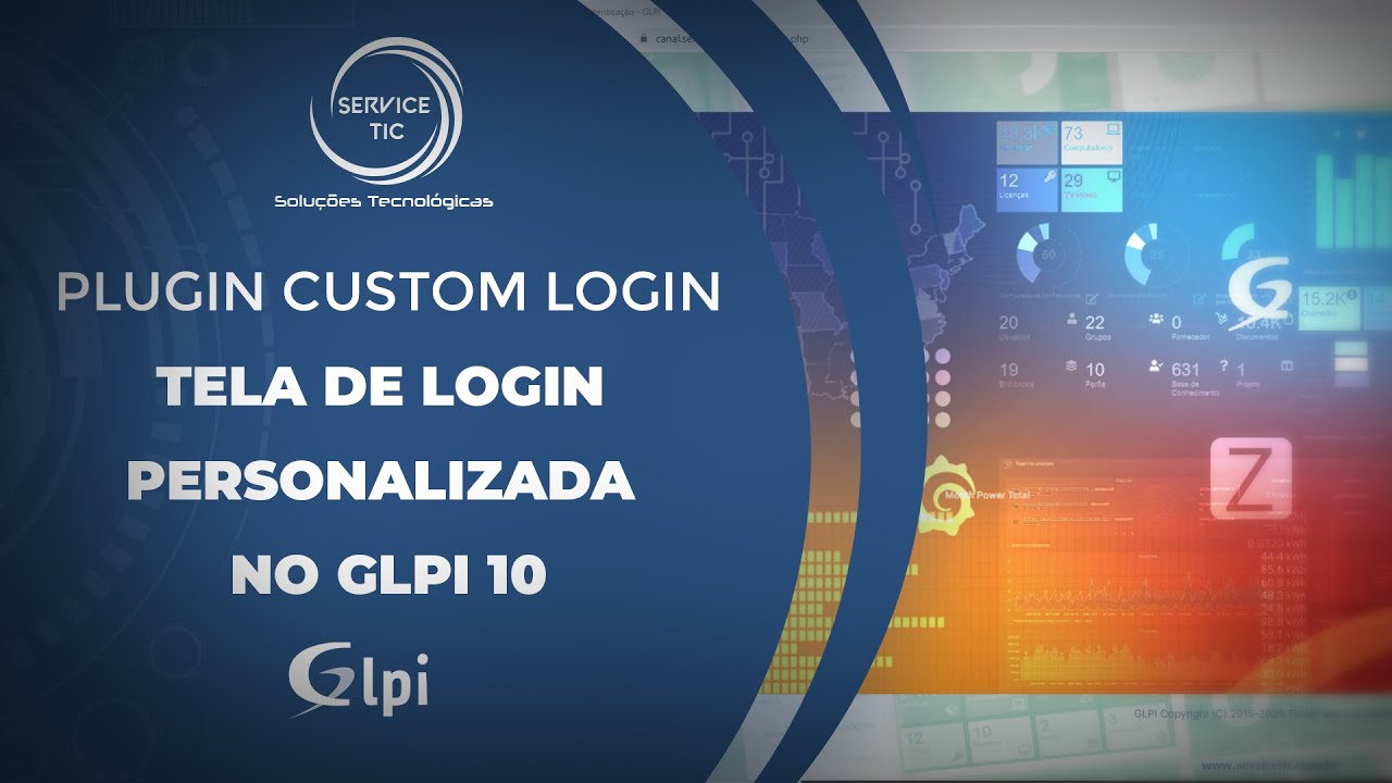 GLPI | Plugin para customizar a tela inicial do GLPI 10 - YouTube