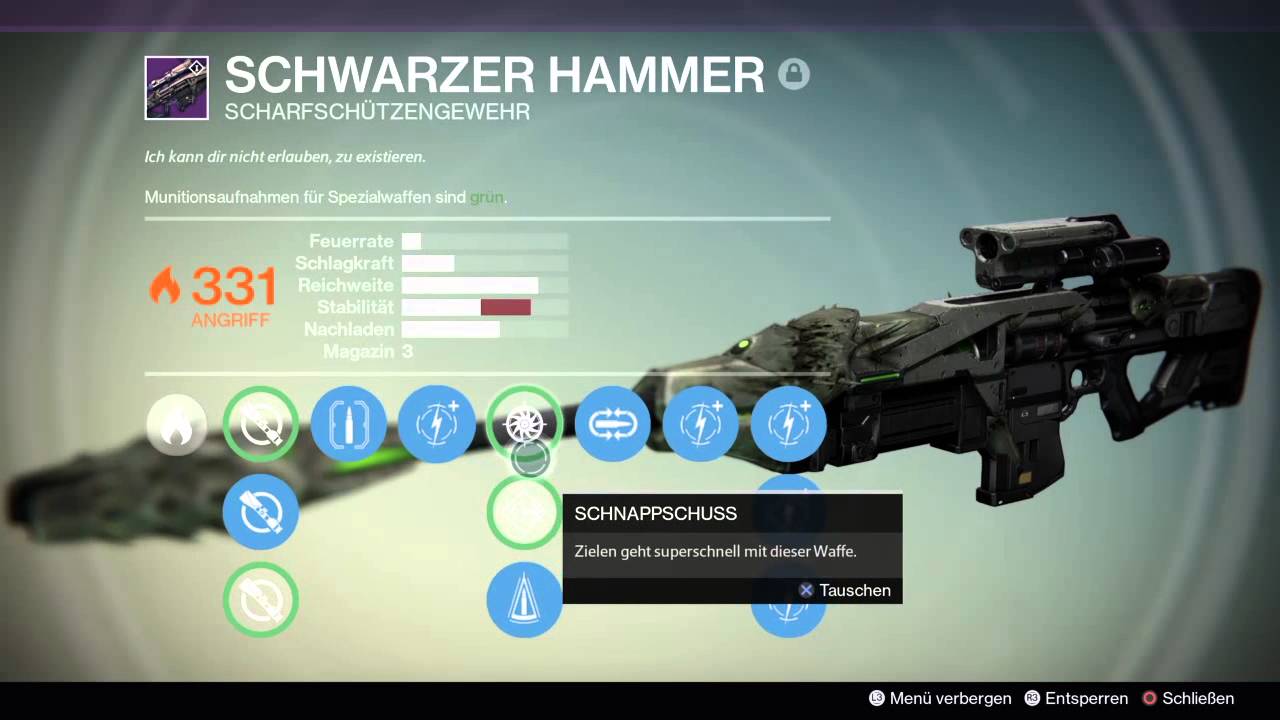 Schwarzer Hammer bug - YouTube