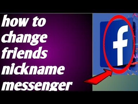 How to change friends nickname on facebook messenger 100% solved - YouTube
