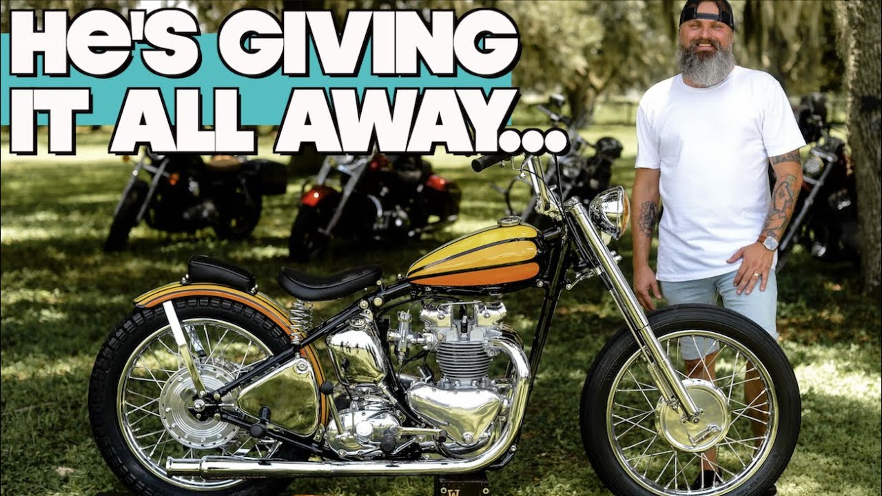 Biker gives away his motorcycle to charity | Faith in humanity RESTORED ...
