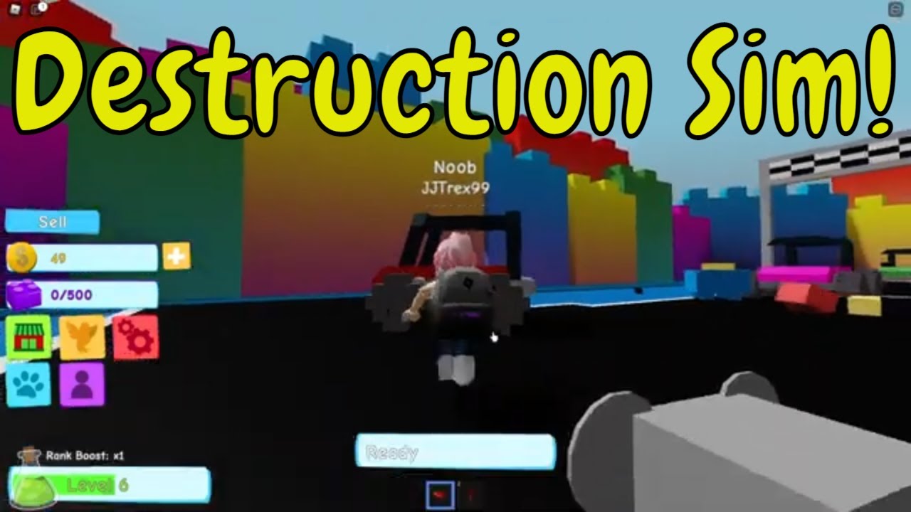 Destroy for upgrades! - Super Destruction Simulator - Roblox - YouTube