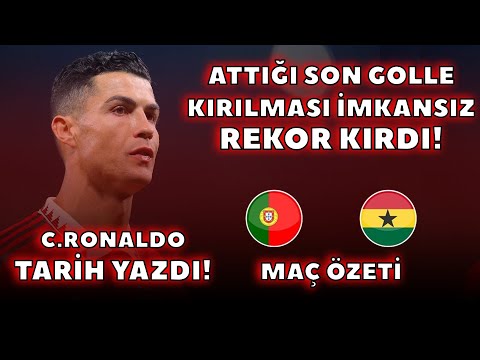#sondakika | Ronaldo attığı son golle rekor kırdı |  Portekiz - Gana Maç Özeti