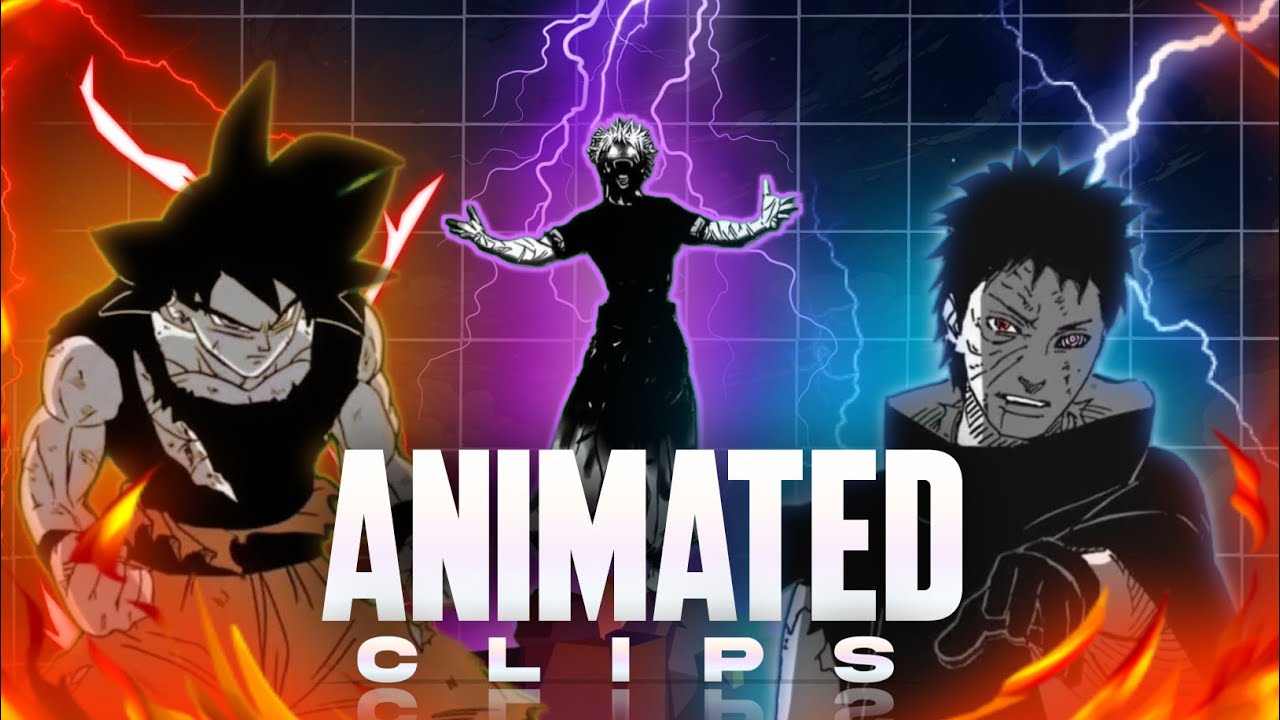 ANIMATED Clips OF ANIME CHARACTERS | Anime Verso | - YouTube