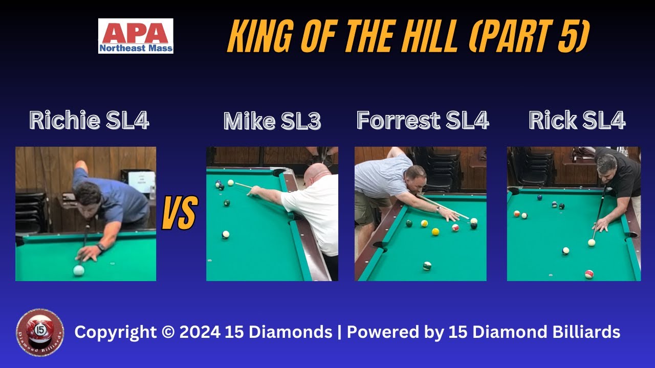 APA King Of The Hill 7/8/24 (Pt 5) Richie SL4 VS Mike SL3, Forrest SL4, Rick SL4 - YouTube