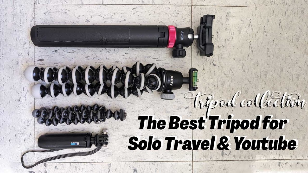 The Best Video Tripod for Solo Travel and Youtube (my tripod collection ...