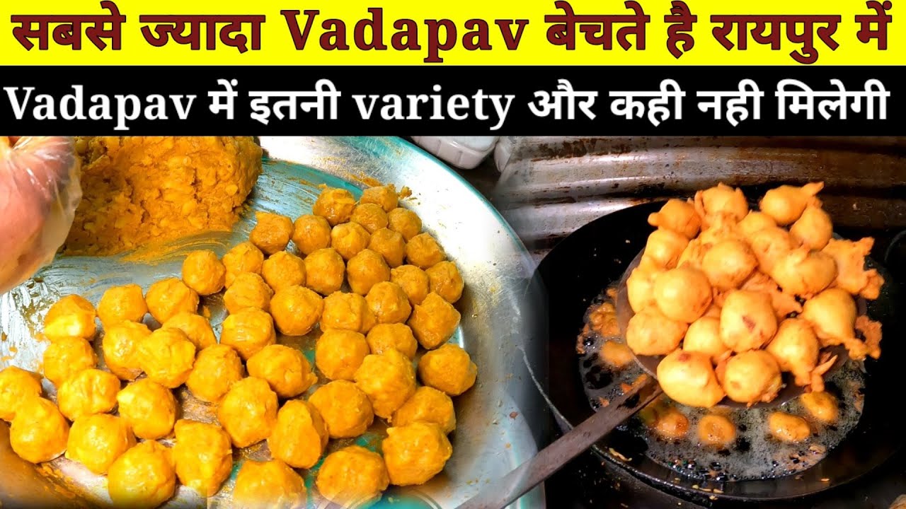 Famous vada pav center in raipur chhattisgarh || Raipur street food ...