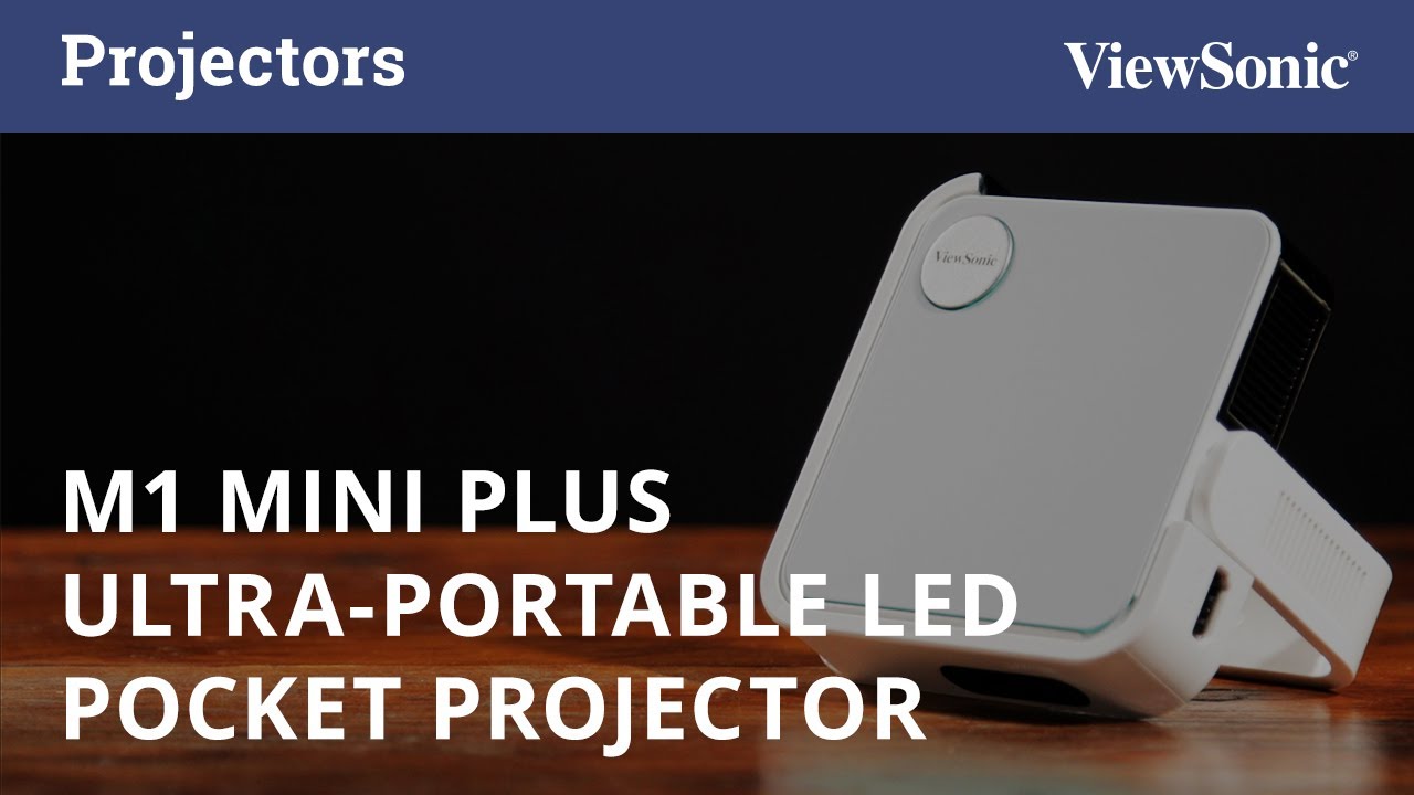 M1 Mini Plus Ultra-Portable LED Pocket Projector - YouTube