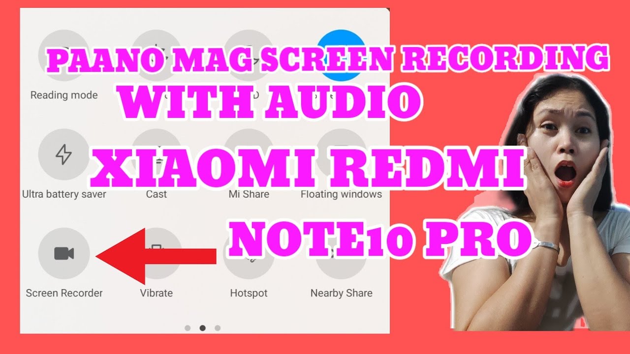 PAANO MAG SCREEN RECORDING WITH AUDIO/XIAOMI REDMI NOTE 10 PRO SCREEN ...