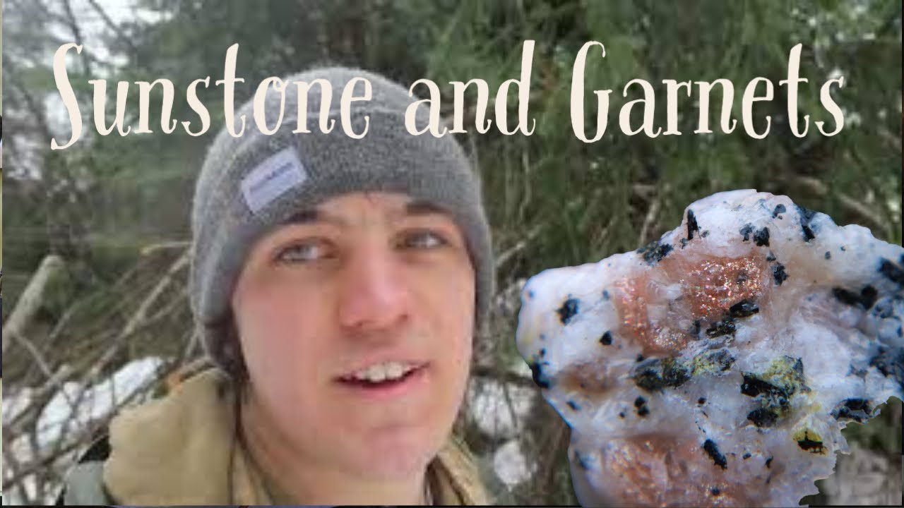 Winter Rockhounding!! SUNSTONE And A SURPRISE Garnet Find!! - YouTube