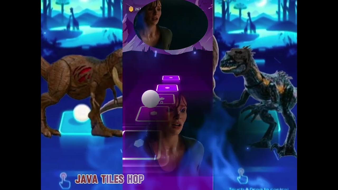 Jurassic World| Collections|Coffindance Song|Tiles Hop Edm Rush. - YouTube