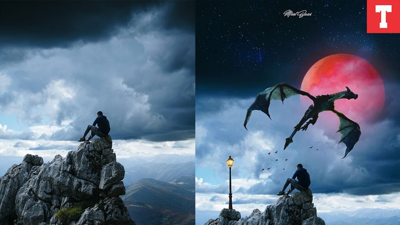 Photo Manipulation - The Dragon | PhotoShop Tutorial | Meet Baxi ...