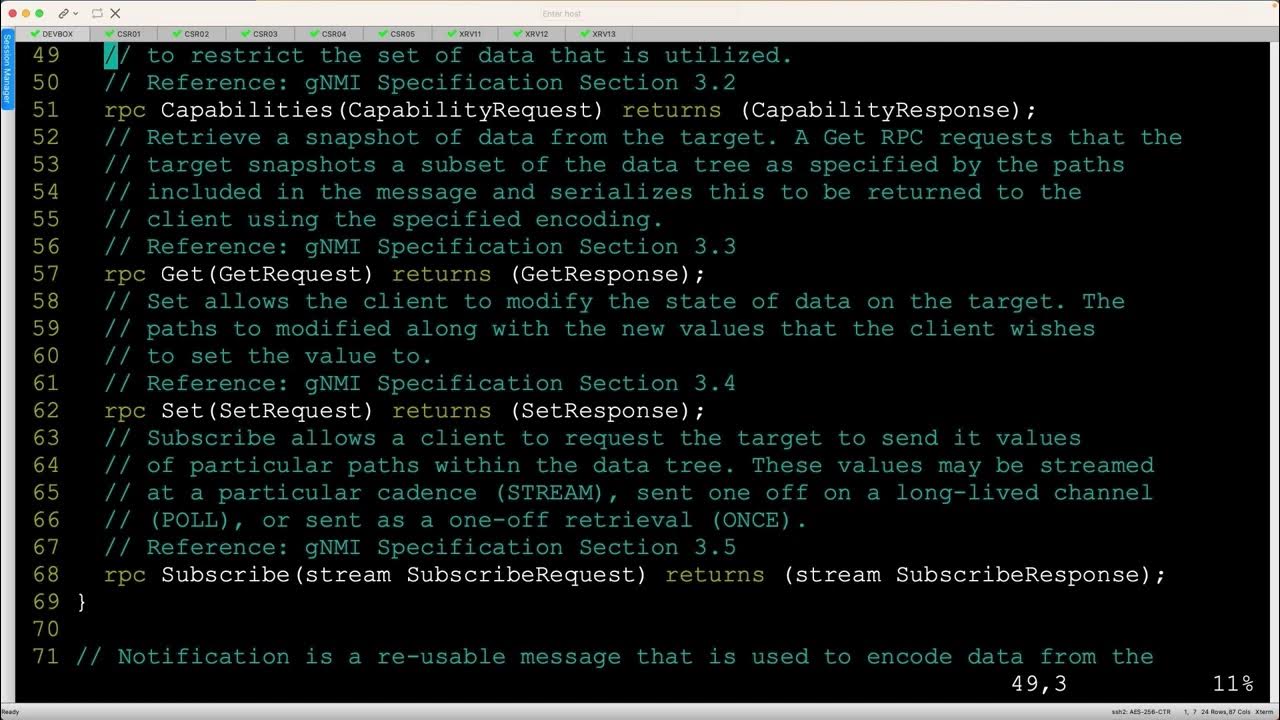 Pluralsight Sample - Demo: Generating Python Classes for gNMI Objects - YouTube