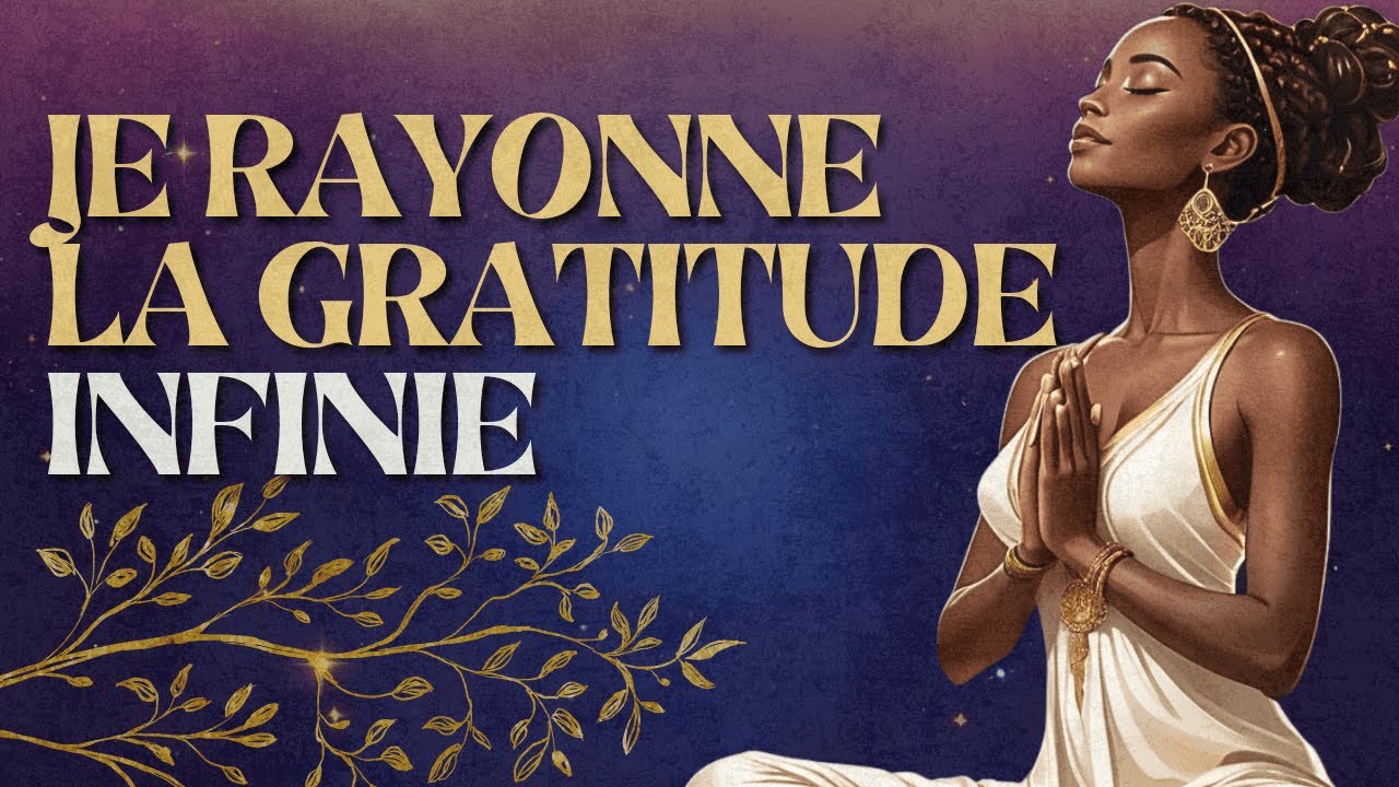 Je Rayonne la Gratitude Infinie | Affirmations Vibratoires - YouTube