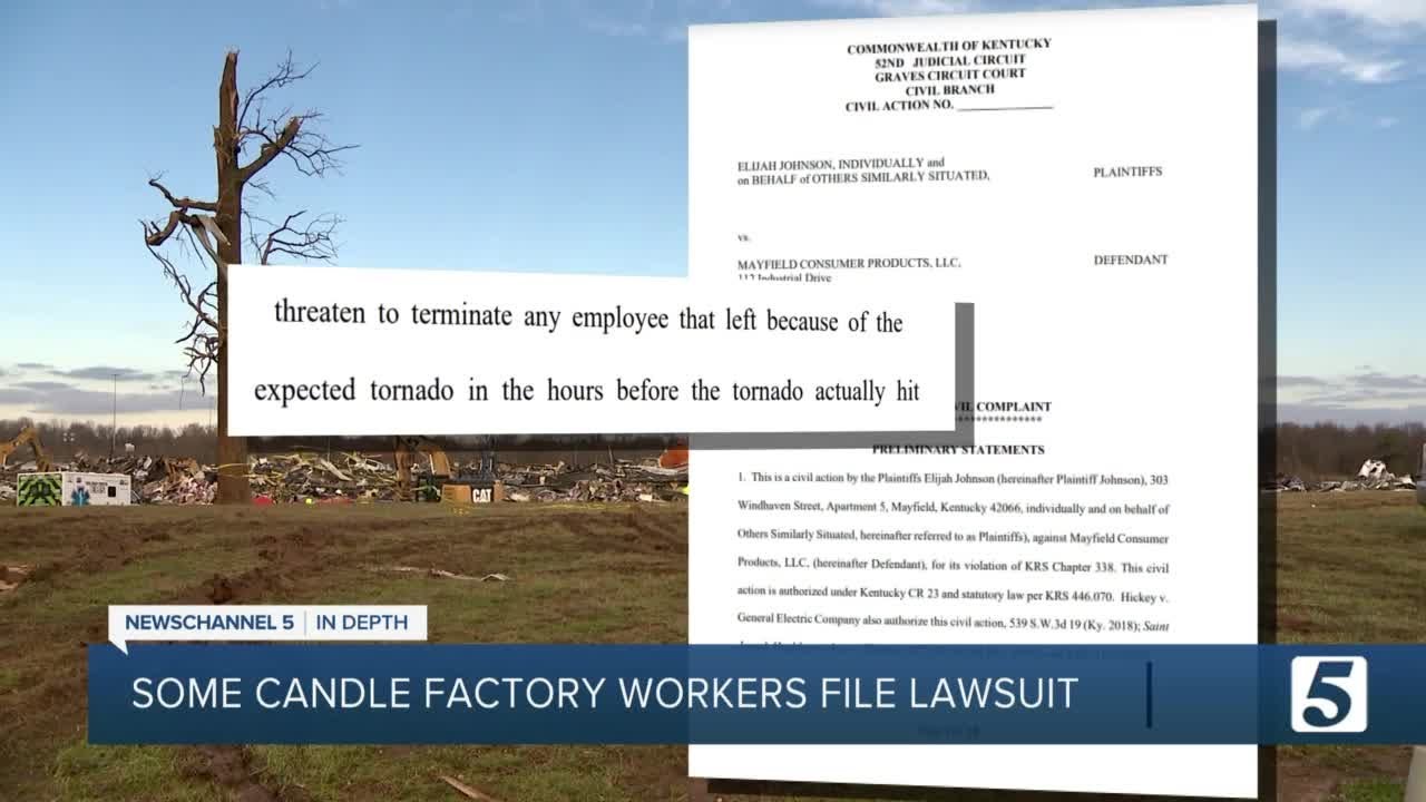 Candle workers in Kentucky sue factory after deadly storm - YouTube