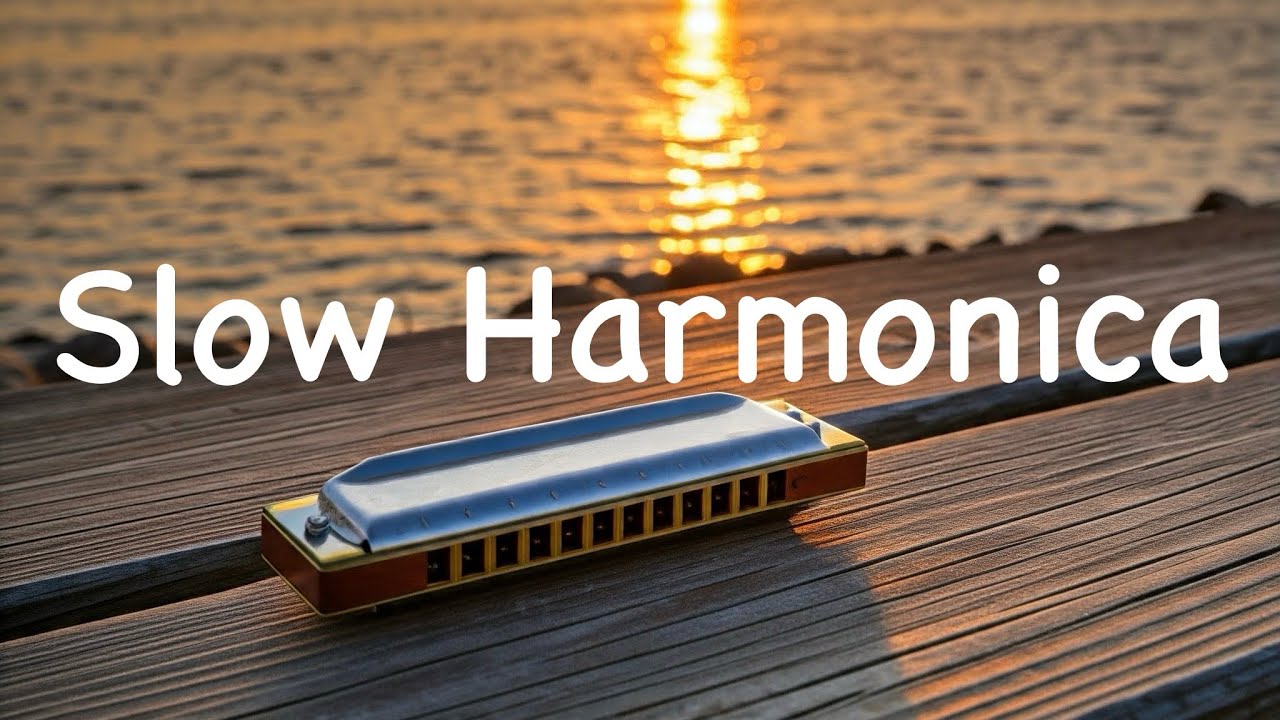 Slow Harmonica Blues Instrumental BGM | To Work,Study relax sleep music ...