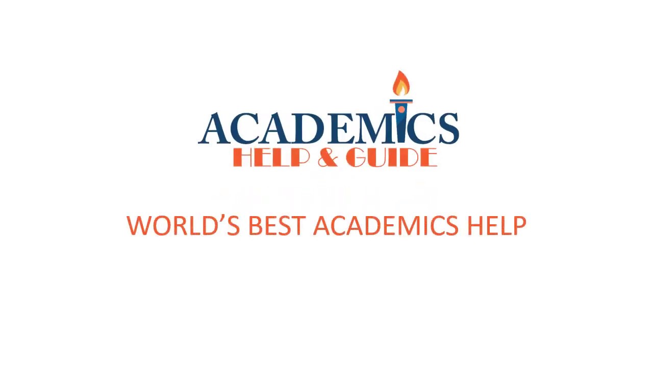 BEST ACADEMIC HELP AND GUIDE IN WORLD - YouTube