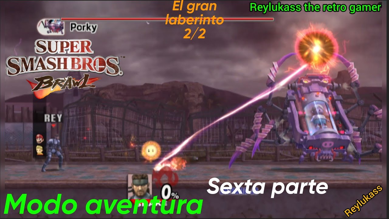 Super Smash Bros Brawl Modo aventura sexta parte: El gran laberinto ...